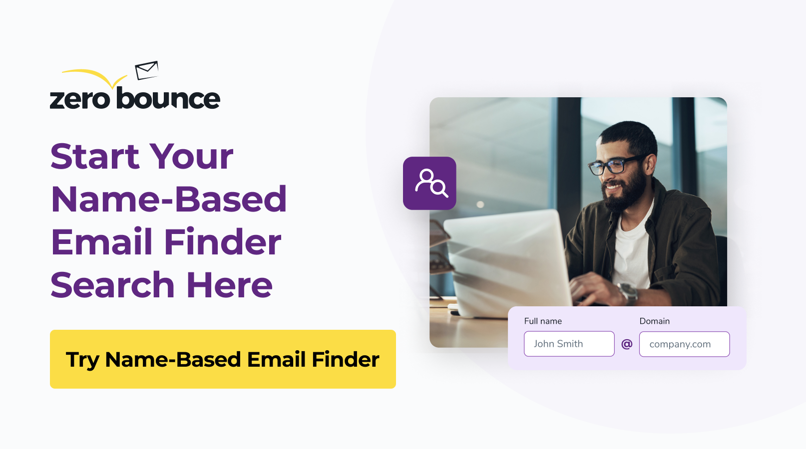 Name-based Email Finder - Email Search by Name | ZeroBounce